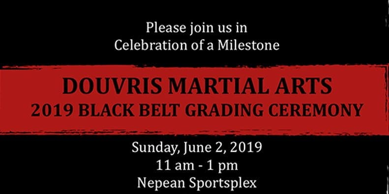 Black Belt Grading Ceremony 2019 — Douvris Martial Arts
